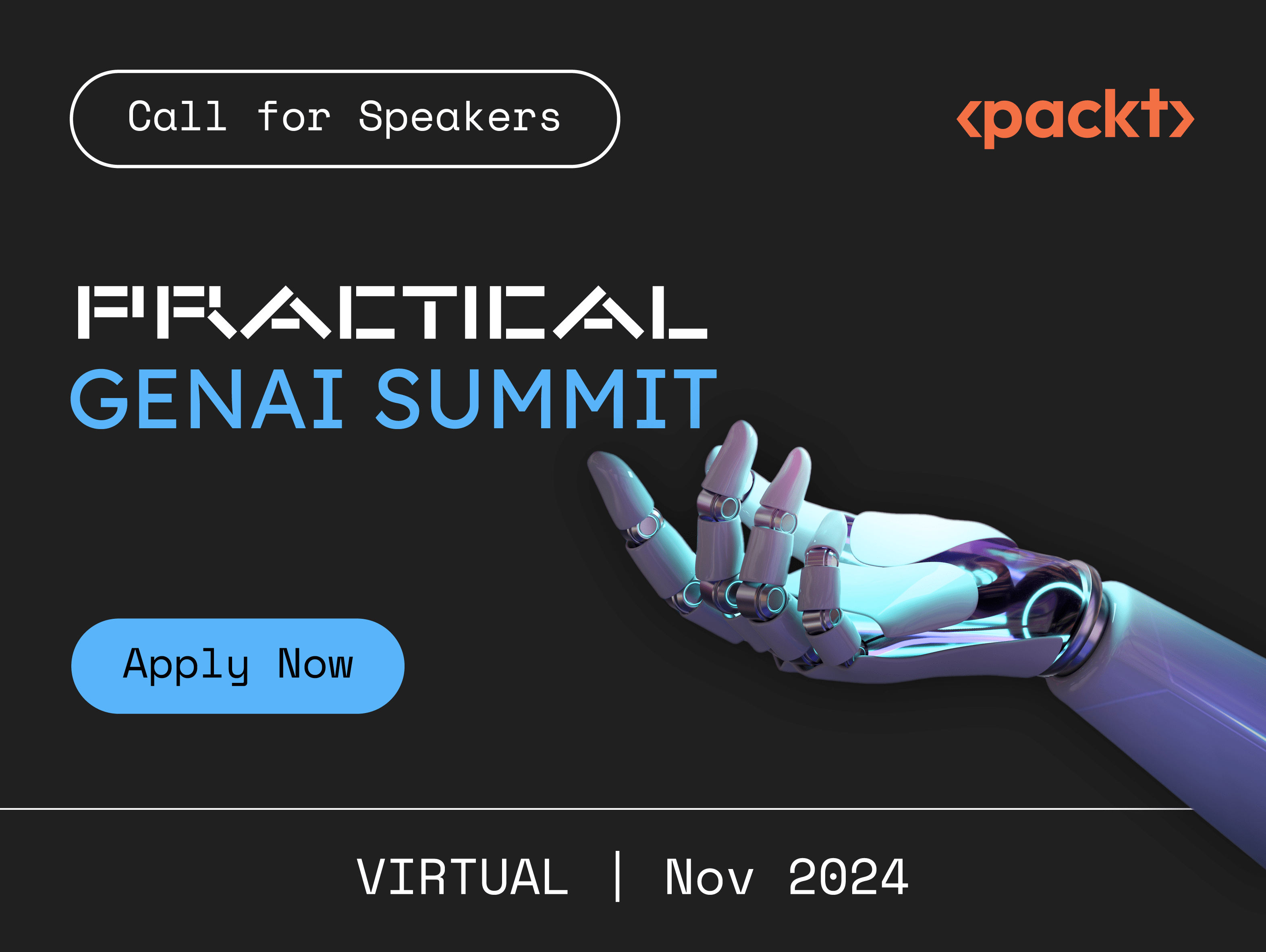 Join Us at the Packt GenAI Summit This November! - Packt Partnerships